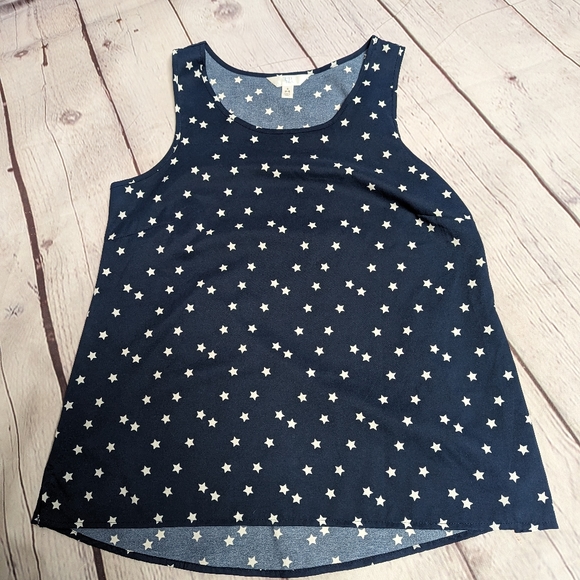 Time and Tru | Tops | Nwot Fourth Of July Star Tank Top Small 04 | Poshmark